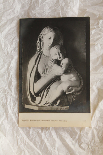 Antique Gelatin Silver Postcard/Photograph - Madonna & Child – The ...