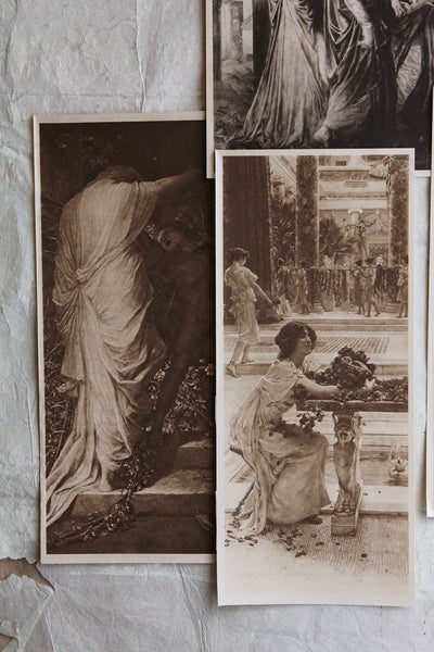 Reclaimed Sepia Edwardian Prints - Collection 6 – The Linen Garden