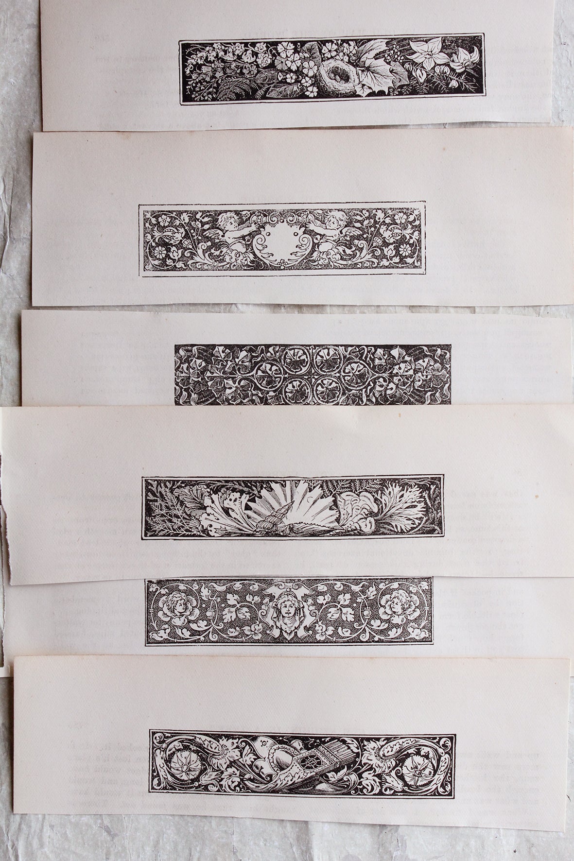 Reclaimed Printed Tablet Borders - Collection 3 – The Linen Garden