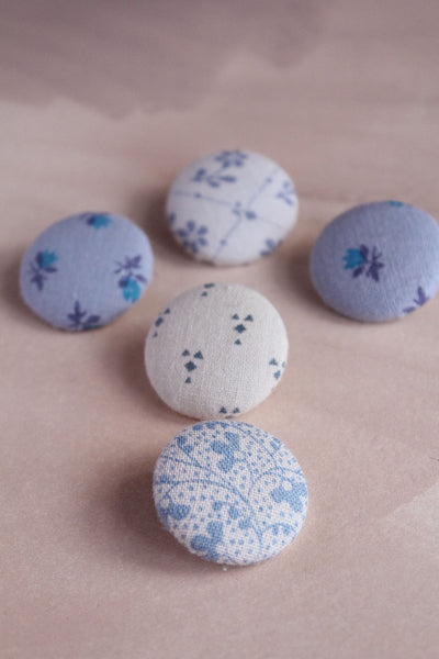 Hand Made Vintage Fabric Buttons - Set 2 – The Linen Garden